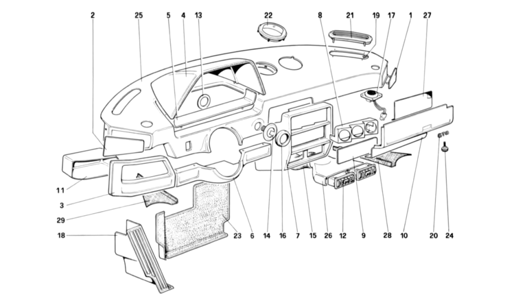 Ferrari Philadelphia Parts : 328 GTB/GTS : Table 122 - Instruments ...