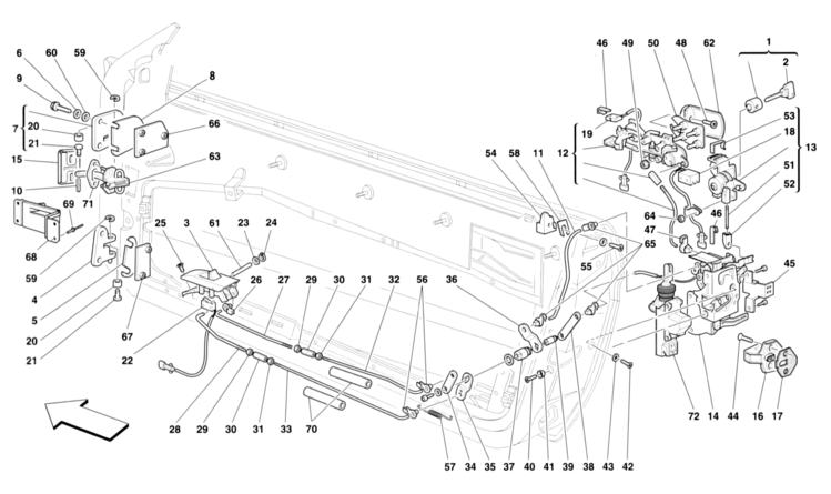 Ferrari Philadelphia Parts : 456M GT/GTA : Table 117 - Doors - Opening ...