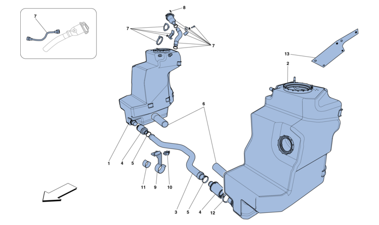 Ferrari Philadelphia Parts : 458 Spider : Table 10 - FUEL TANKS AND ...