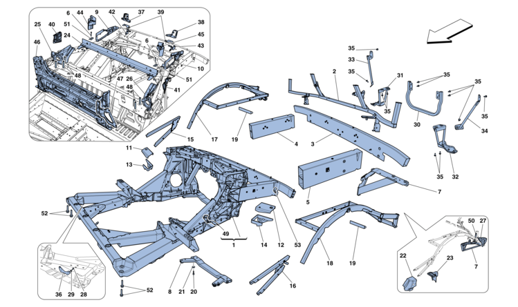 Ferrari Philadelphia Parts : 458 Spider : Table 104 - CHASSIS ...