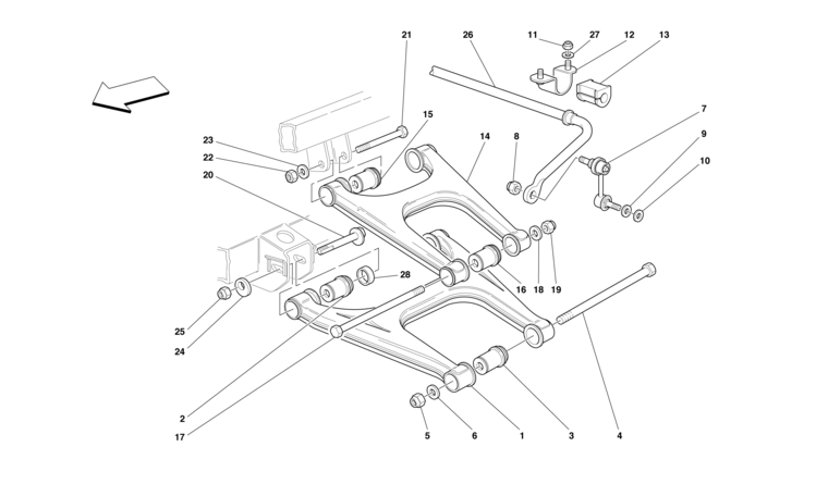 Ferrari Philadelphia Parts : 550 Maranello : Table 52 - REAR SUSPENSION ...