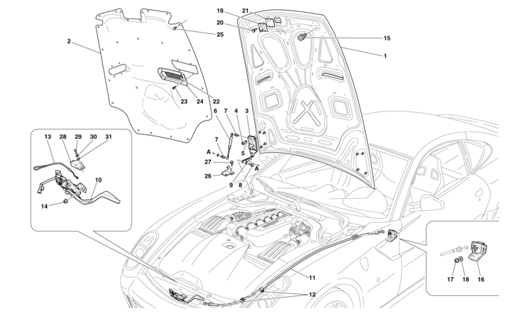 Ferrari Philadelphia Parts : 599 GTB Fiorano : Table 115 - ENGINE ...