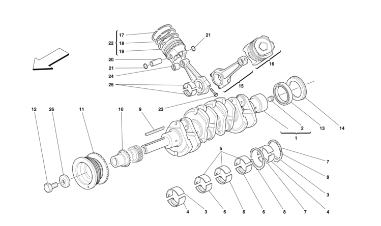Ferrari Philadelphia Parts : F355 (M5.2) & 355 F1 : Table 2 - DRIVING ...