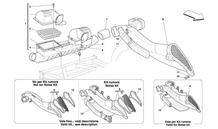 Ferrari Philadelphia Parts : F430 : Table 14 - AIR INTAKE