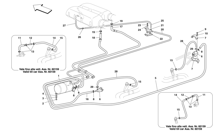Ferrari Philadelphia Parts : F430 : Table 8 - PNEUMATIC ACTUATOR SYSTEM