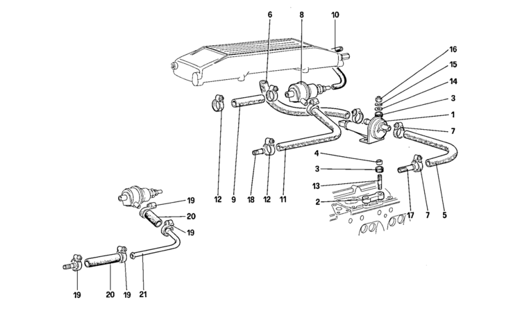 Ferrari Philadelphia Parts : Testarossa : Table 13 - Fuel injection ...
