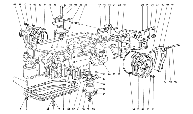 Ferrari Philadelphia Parts : Testarossa : Table 31 - Gear box ...